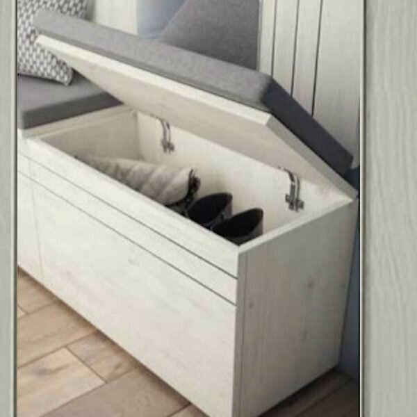 Mueble de entrada con asiento | Muebles Toscana