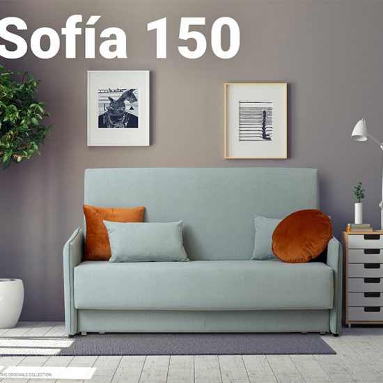 Sofá cama CORREDERA Sofía 120 / 150 | Muebles Toscana